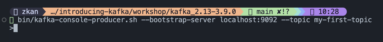 Sending your First Message - Introducing Kafka Sending your First Message - Introducing Kafka